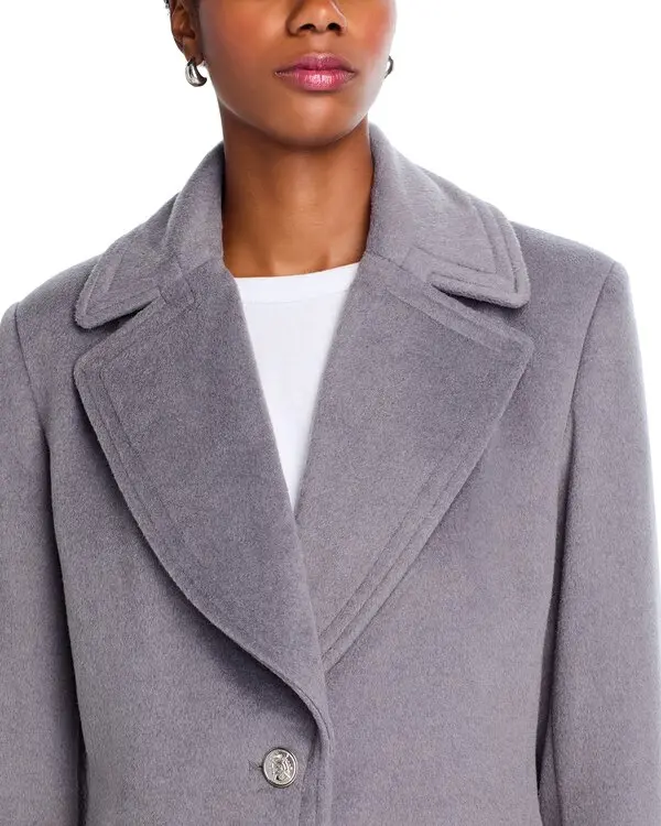Bernardo Classic Tailored Wool Melton Coat