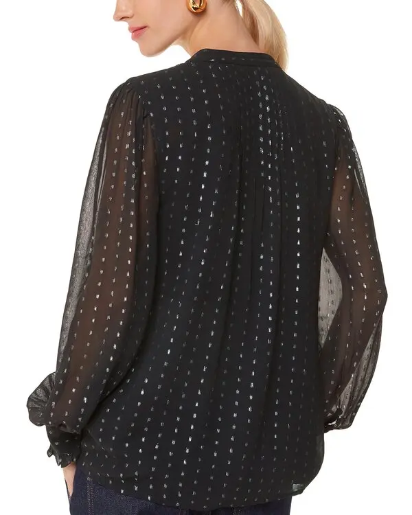 Whistles Metallic Stripe Shirt