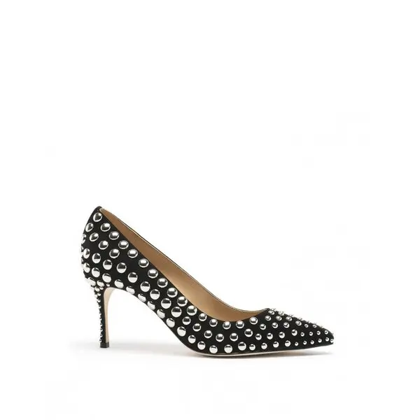 SERGIO ROSSI Godiva 075 Studded Leather Pumps