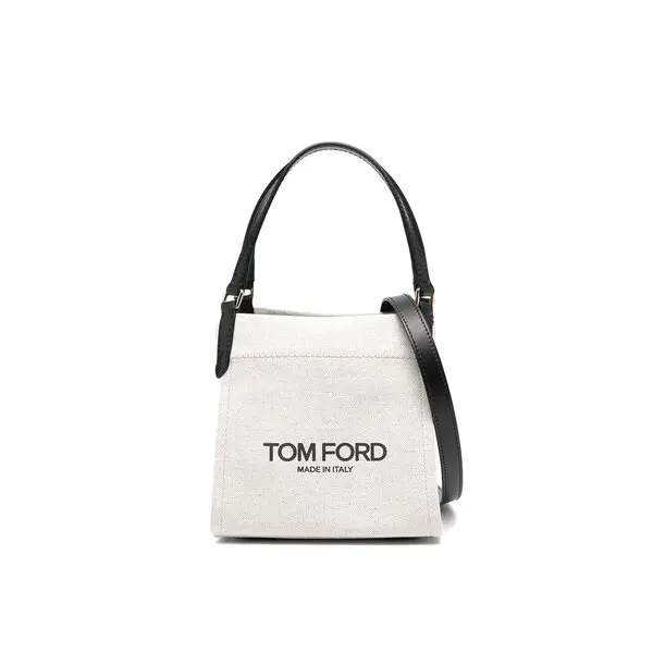 TOM FORD Medium Amalfi Tote Bag - Beige