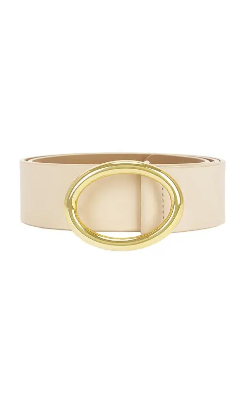 B-Low The Belt Olivia Leather Belt In Latte & Gold - 56% Off  display picture 1