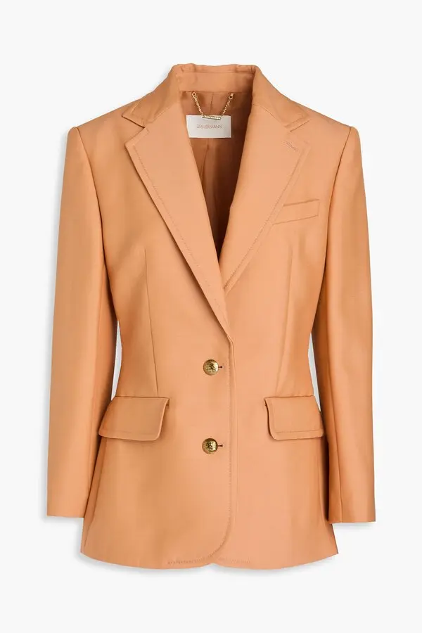 Zimmermann Wool-blend Blazer - Camel