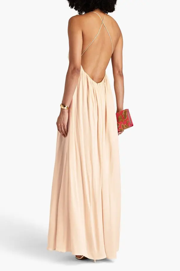 Zimmermann - Beige Silk Slip Dress for Women - size 2 NUM - 24S
