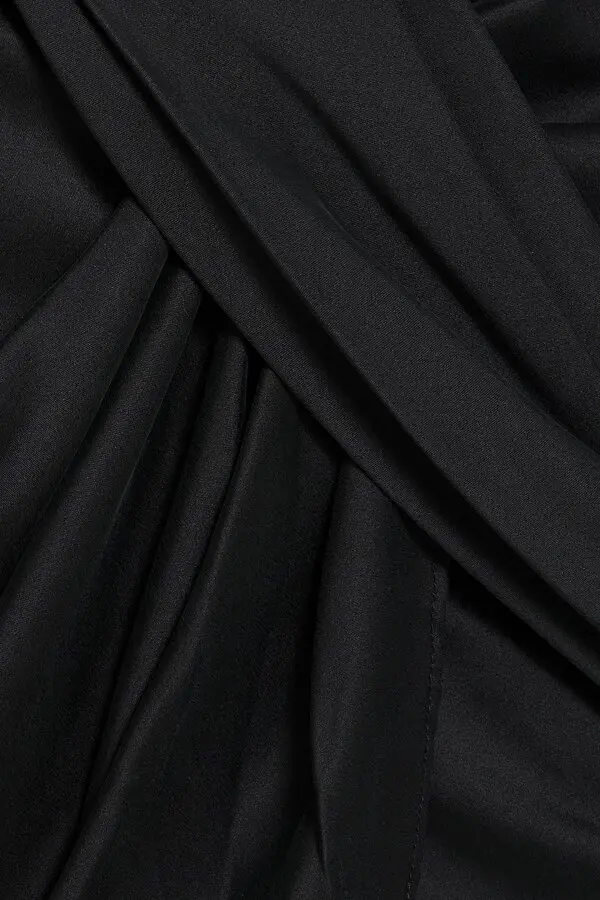 Zimmermann Draped Silk-blend Satin Mini Dress