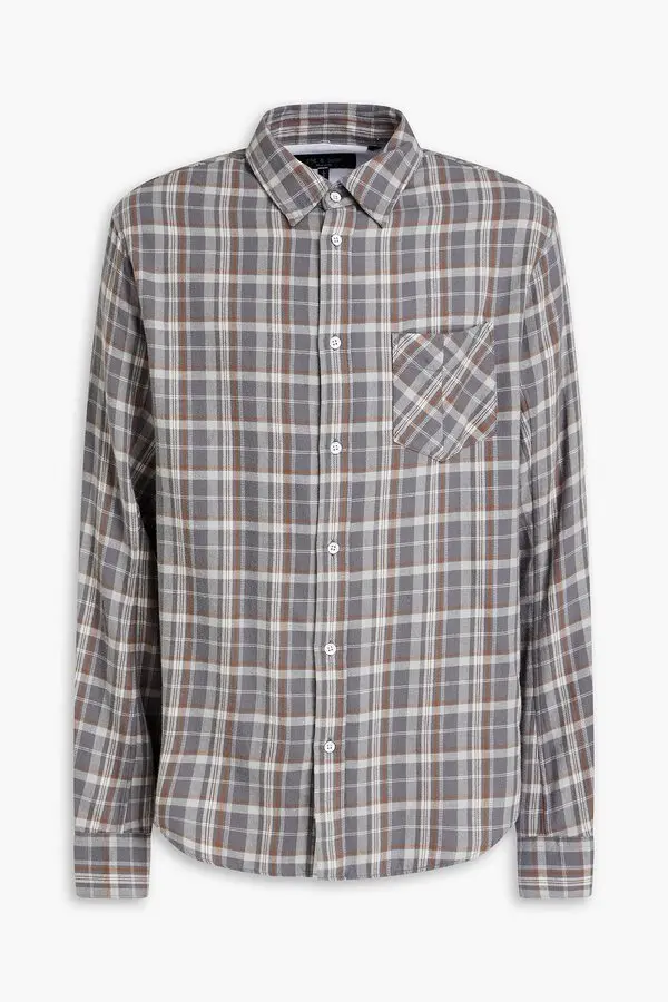 Rag & Bone Fit 2 Yokohama Checked Cottonflannel Shirt