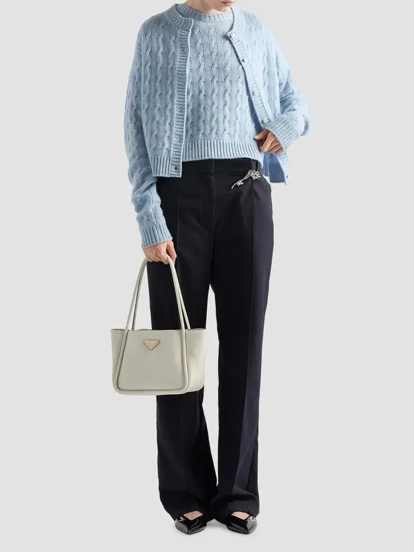 Prada Cable-knit Cashmere Sweater