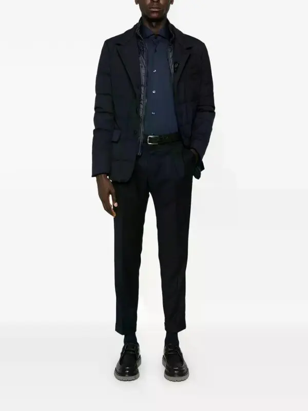BARBA NAPOLI Spread-collar Shirt - Blue