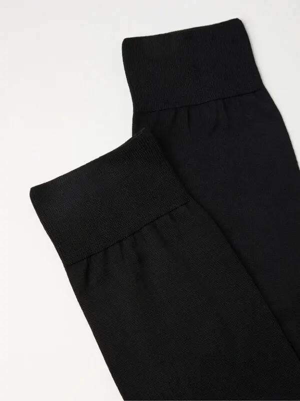 Brunello Cucinelli Calf-length Socks - Black