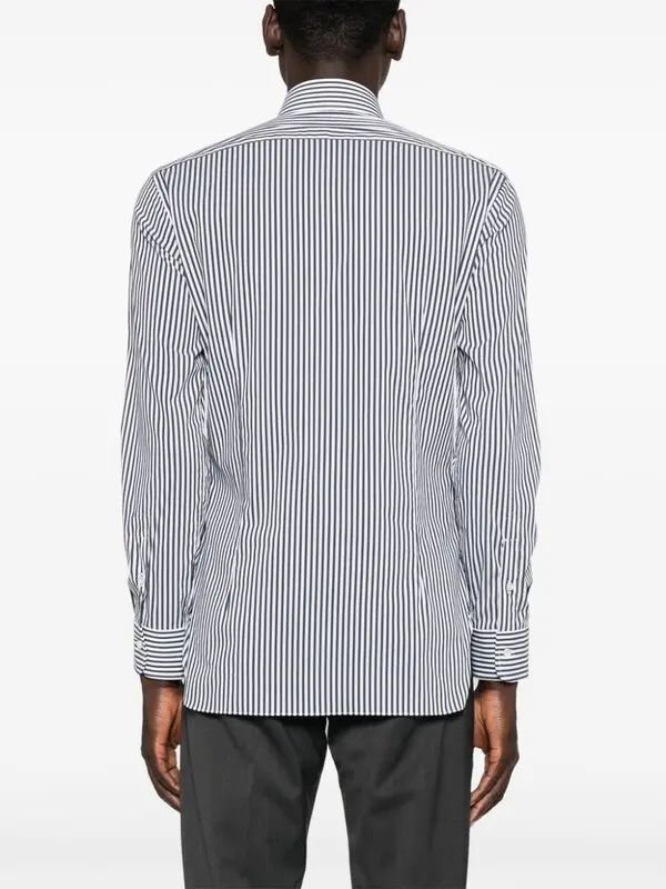 BARBA NAPOLI Striped Shirt