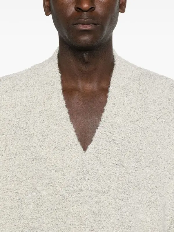 Fear Of God Logo-appliqué V-neck Sweater