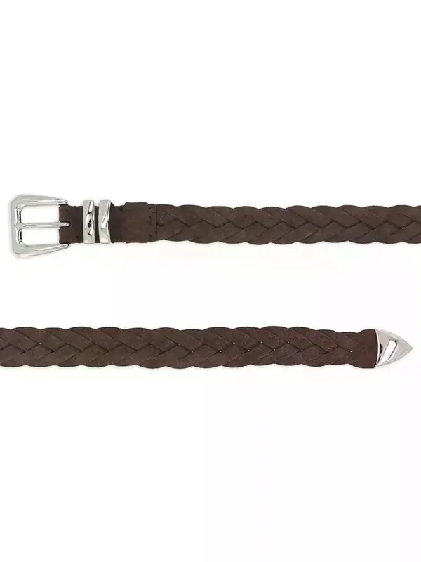 Brunello Cucinelli Interwoven Suede Belt