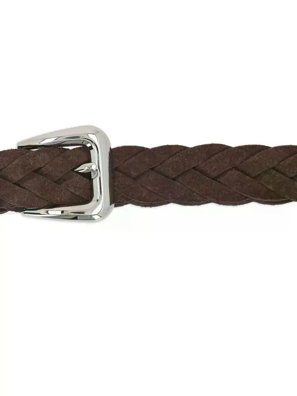 Brunello Cucinelli Interwoven Suede Belt