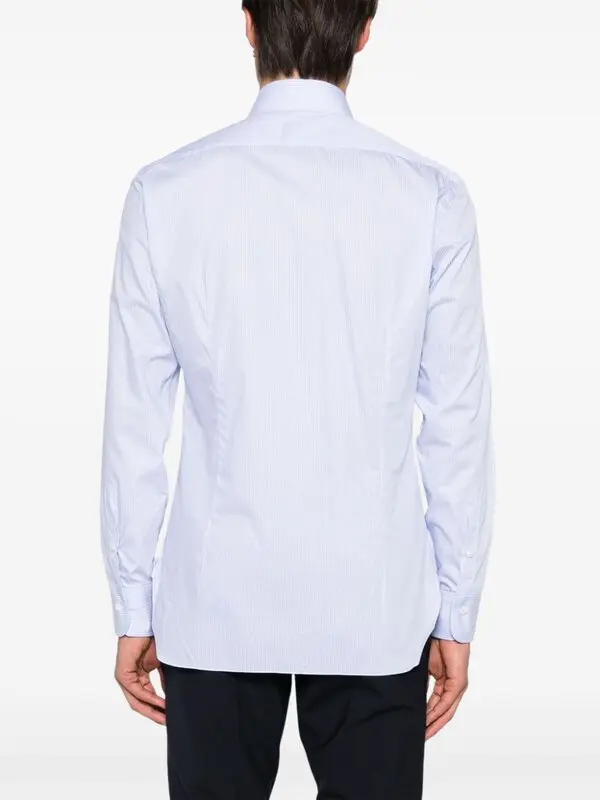 BARBA NAPOLI Striped Shirt - Blue