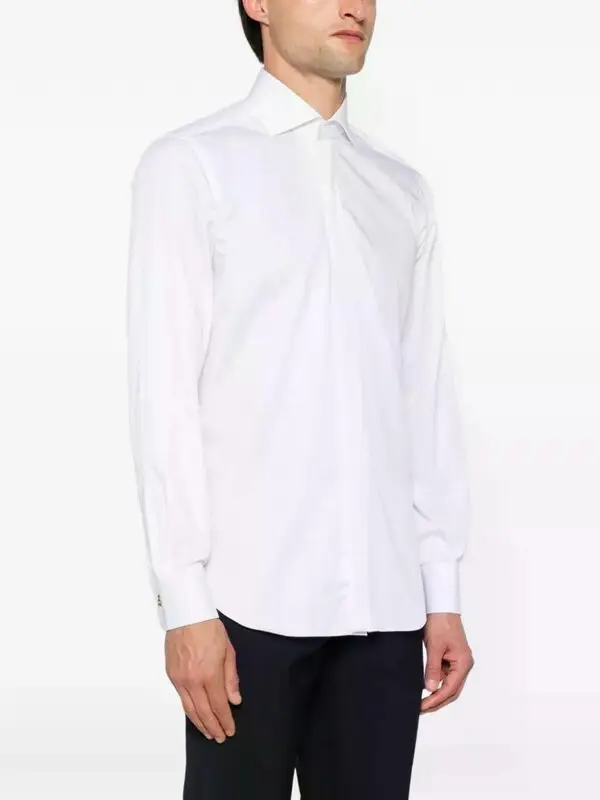BARBA NAPOLI Cotton Shirt - White