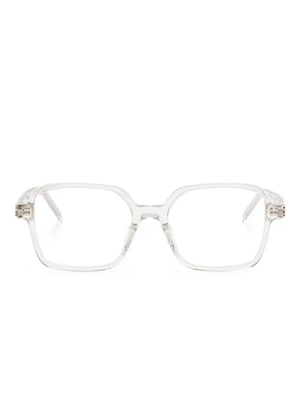 Saint Laurent Square Frame Glasses - White