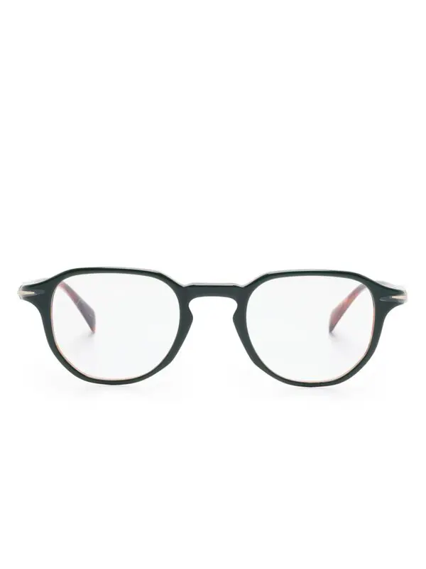 DB EYEWEAR BY DAVID BECKHAM Round-frame Glasses - Green