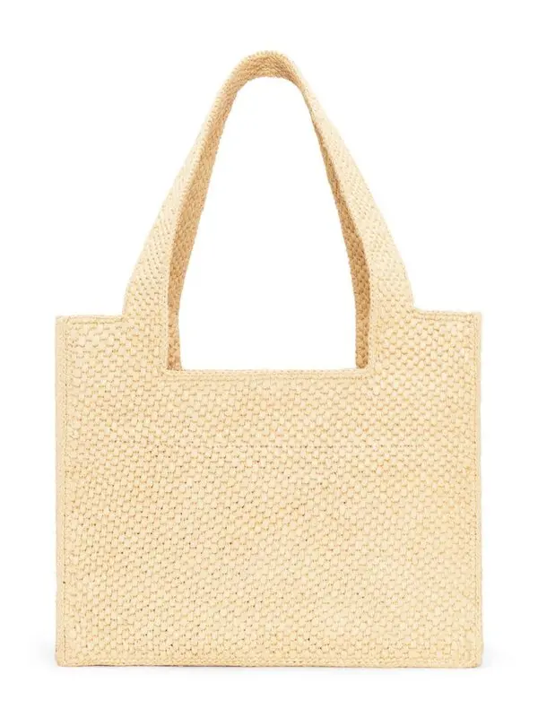 Loewe Font Raffia Tote - Neutrals