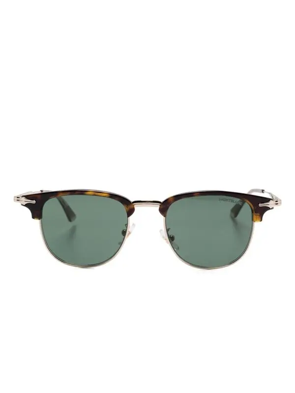 Montblanc Panelled Sunglasses - Brown