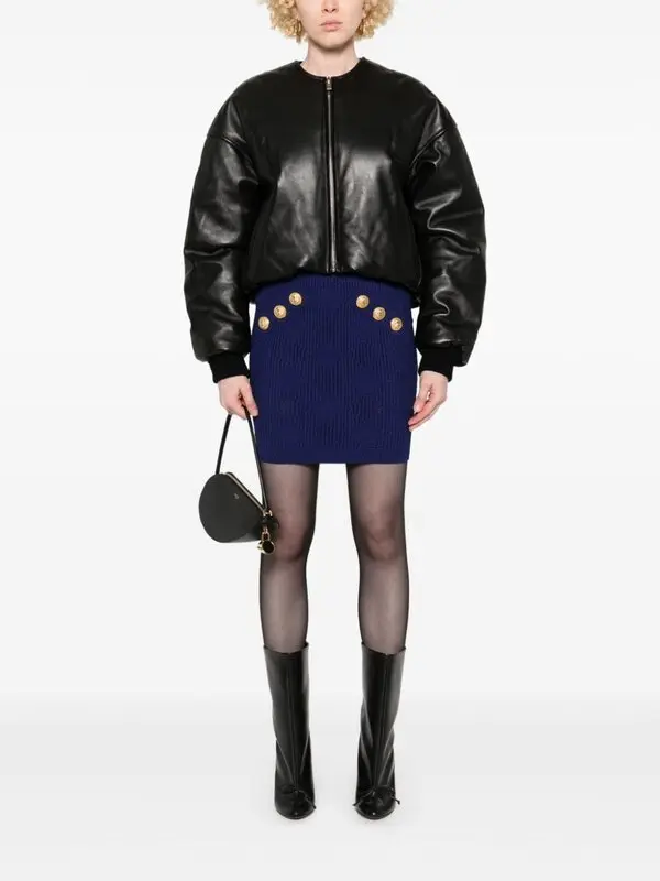 Balmain Knitted Mini Skirt