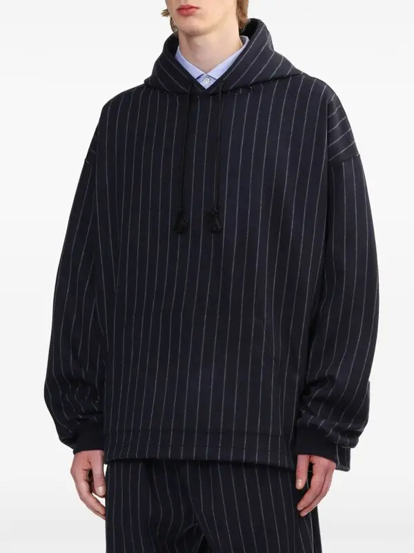 Junya Watanabe Stripe Pattern Hoodie
