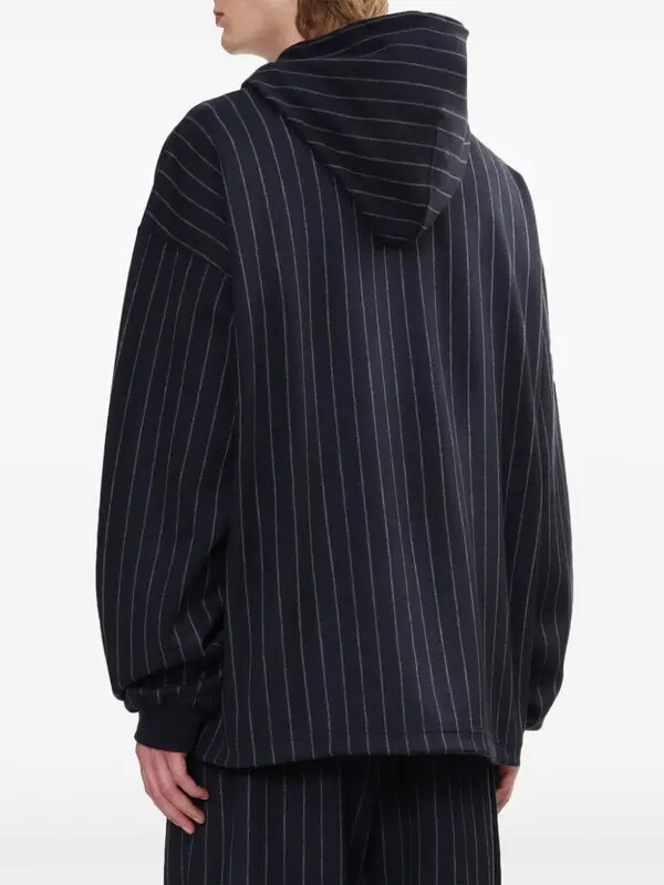 Junya Watanabe Stripe Pattern Hoodie