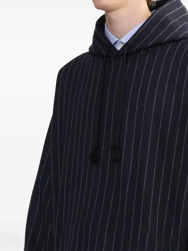 Junya Watanabe Stripe Pattern Hoodie
