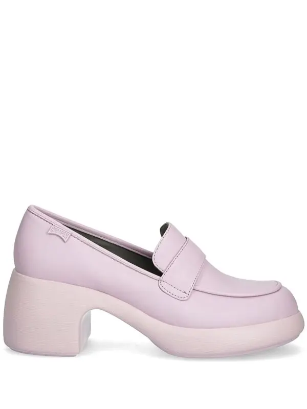 Camper 65mm Thelma Heeled Loafers In Purple 17% Off Editorialist