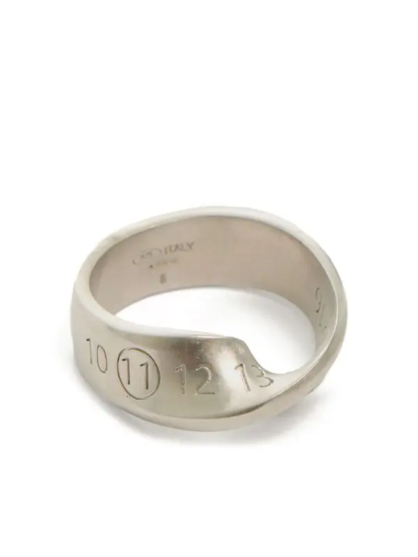 MAISON MARGIELA Numbers-motif Twisted Ring
