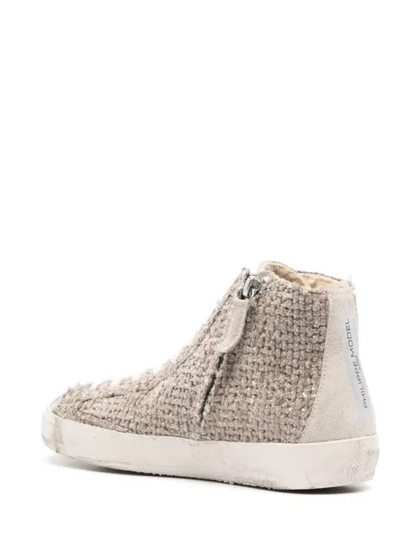 Philippe Model Prsx High Sneakers - Neutrals