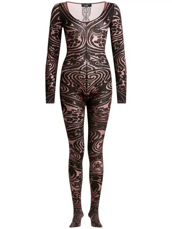 Etro Paisley Tattoo Bodysuit