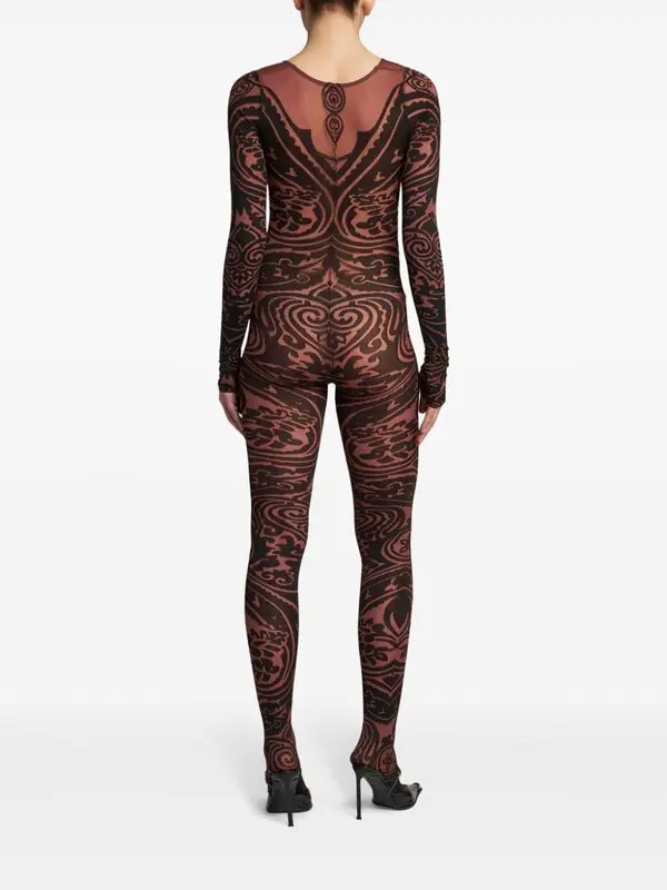 Etro Paisley Tattoo Bodysuit