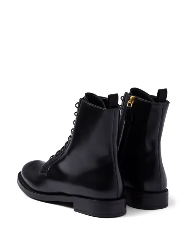 Prada Leather Ankle Boots