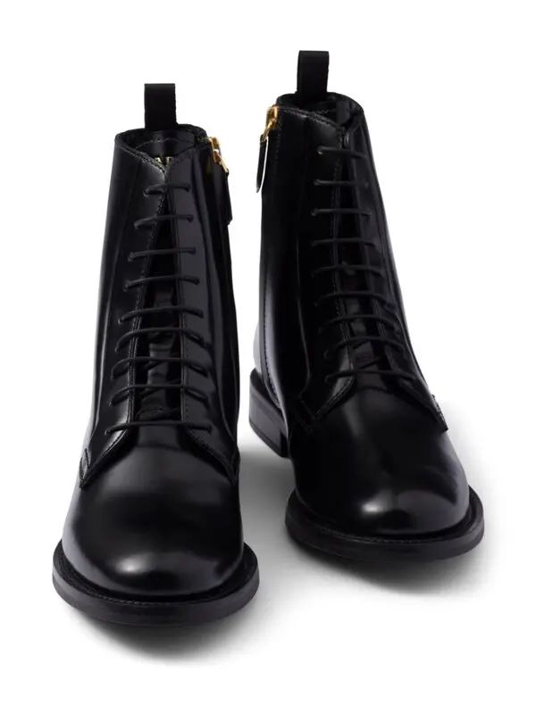 Prada Leather Ankle Boots