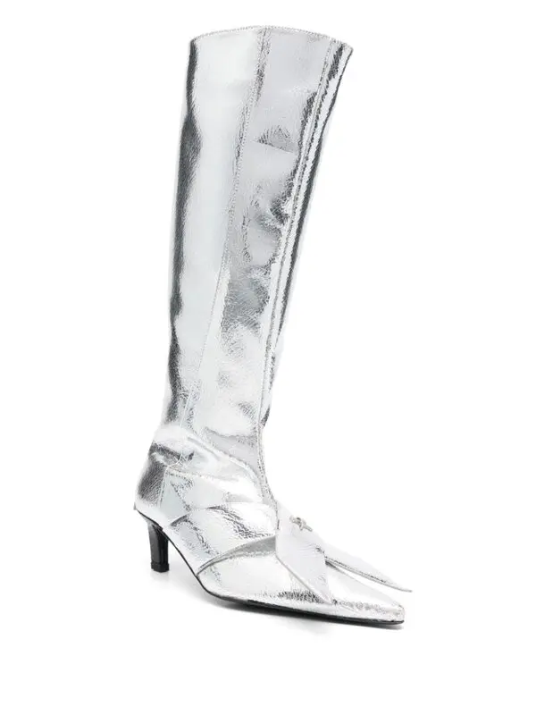 GMBH 60mm Zina Boots - Silver