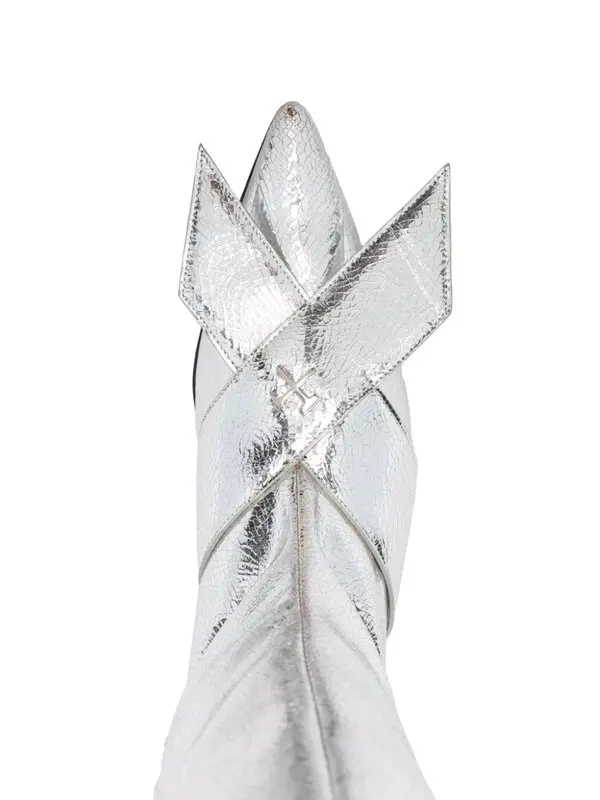 GMBH 60mm Zina Boots - Silver