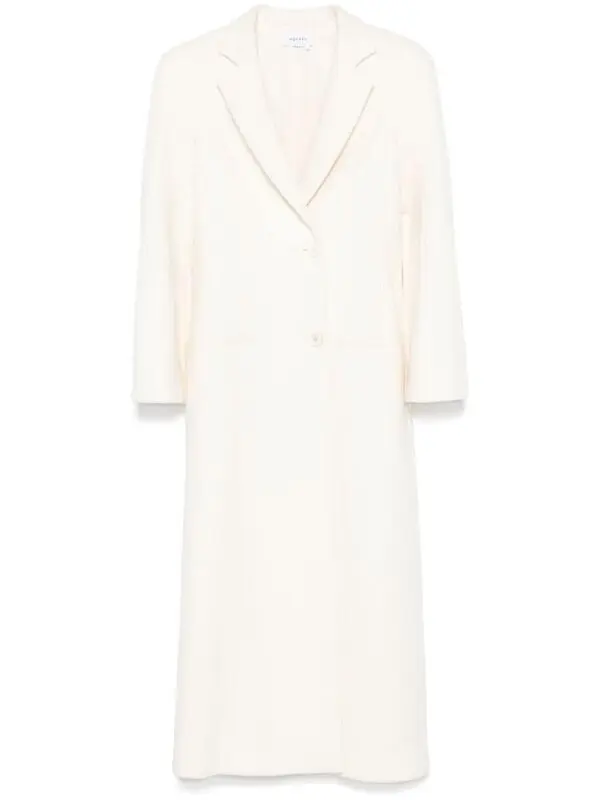 Alexander McQueen Moulded-shoulder Double-breasted Coat
