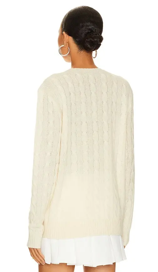 Polo Ralph Lauren Cable-knit Wool-cashmere Sweater - Cream