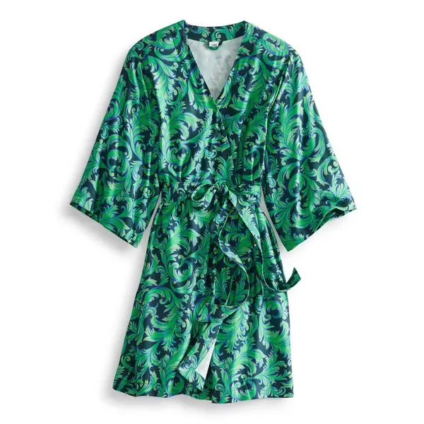 VERA BRADLEY Wicked Woven Robe - Green