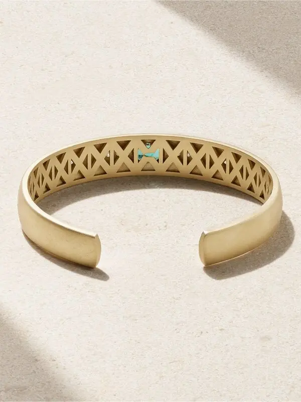 Jacquie Aiche 14-karat Tourmaline And Diamond Cuff