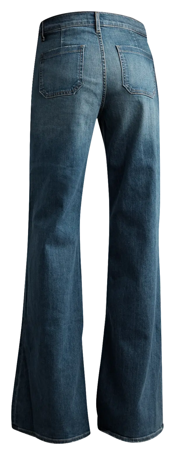 NILI LOTAN Florence Flared Jeans - Blue