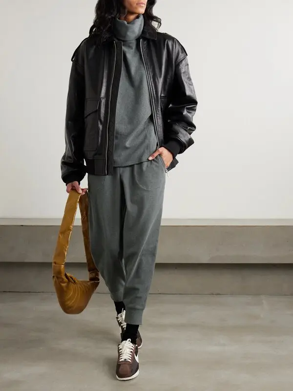 Varley Brushed Stretch-jersey Tapered Track Pants