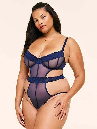 Victoria's Secret Adore Me Sawyer Bodysuit - Blue