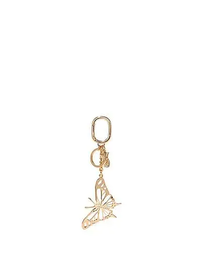 Victoria's Secret Bag Charm Keychain - Gold