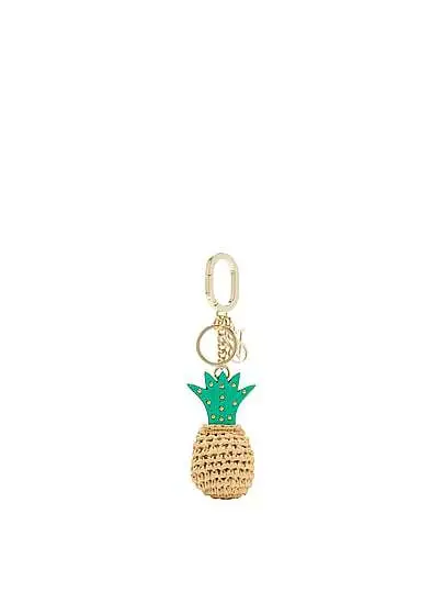 Victoria's Secret Bag Charm Keychain - Green