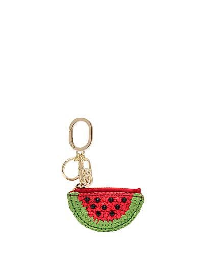 Victoria's Secret Faux Leather Starfish Charm Keychain - Pink