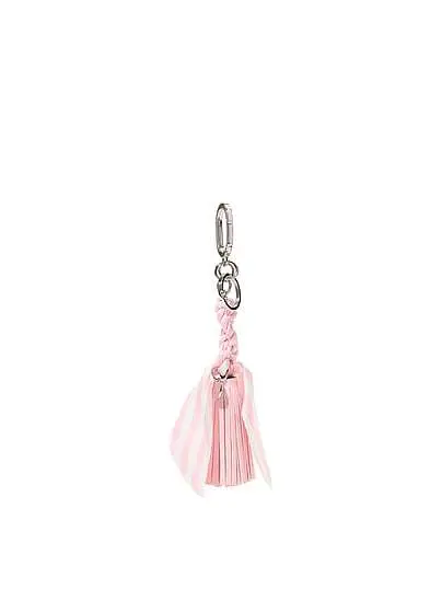 Victoria's Secret Faux Leather Starfish Charm Keychain - Print