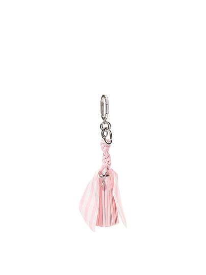 Victoria's Secret Faux Leather Starfish Charm Keychain - Print