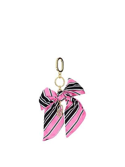 Victoria's Secret Faux Leather Starfish Charm Keychain - Print