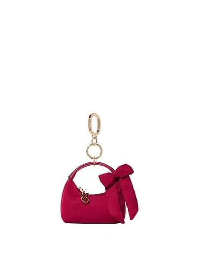 Victoria's Secret Bag Charm Keychain - Red