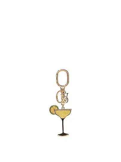 Victoria's Secret Bag Charm Keychain - Yellow